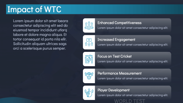 Free - ICC World Test Championship Presentation for PowerPoint and ...