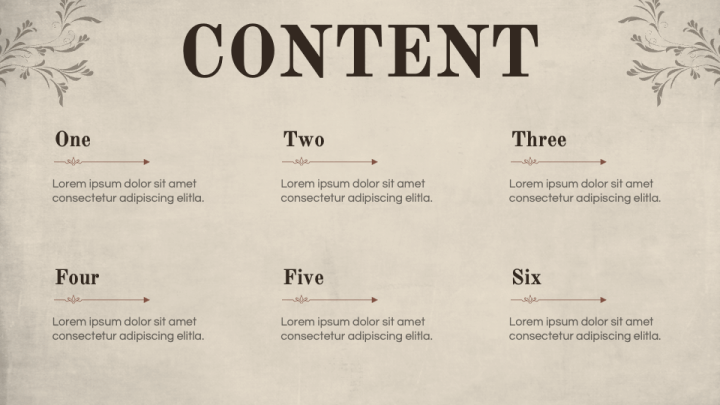 Free - Vintage Style Presentation Theme for PowerPoint and Google ...