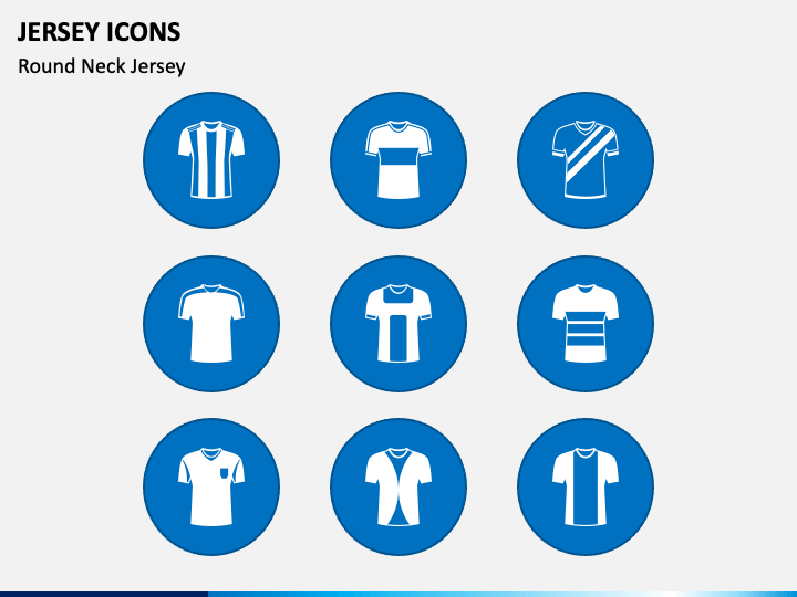 Jersey Icons for PowerPoint and Google Slides - PPT Slides