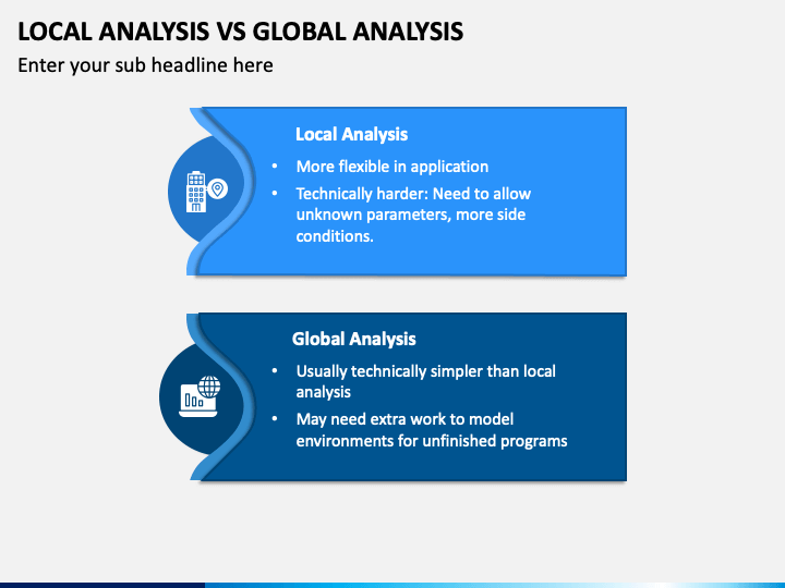 Local Analysis Vs Global Analysis PowerPoint and Google Slides Template ...