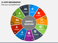 11 Step Infographic PowerPoint Template and Google Slides Theme