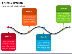 4 Phased Timeline PowerPoint Template - PPT Slides