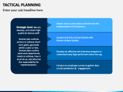 Tactical Planning PowerPoint and Google Slides Template - PPT Slides