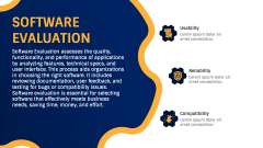 Software Evaluation PowerPoint and Google Slides Template - PPT Slides