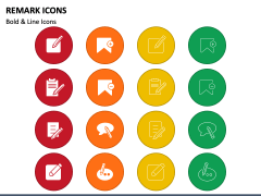 Remark Icons for PowerPoint and Google Slides - PPT Slides