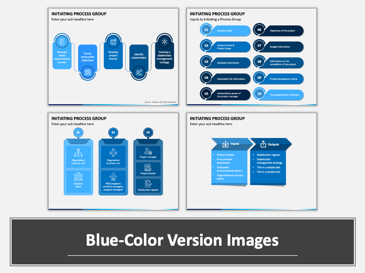 Initiating Process Group PowerPoint and Google Slides Template - PPT Slides