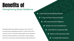 Stress Resilience PowerPoint and Google Slides Template - PPT Slides