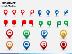 Riyadh Map for PowerPoint and Google Slides - PPT Slides
