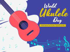 Free - World Ukulele Day PowerPoint Template and Google Slides Theme