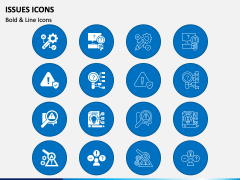 Issues Icons for PowerPoint and Google Slides - PPT Slides