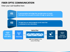 Fiber Optic Communication PowerPoint and Google Slides Template - PPT ...