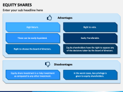 Equity Shares PowerPoint and Google Slides Template - PPT Slides