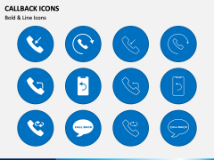 Callback Icons for PowerPoint and Google Slides - PPT Slides