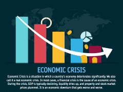 Economic Crisis PowerPoint and Google Slides Template - PPT Slides