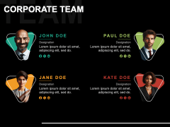 Corporate Team PowerPoint Template and Google Slides Theme - PPT Slides