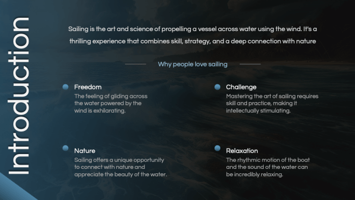 Free - Sailing Presentation Theme for PowerPoint and Google Slides