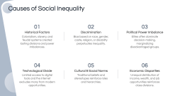 Social Inequality PowerPoint and Google Slides Template - PPT Slides