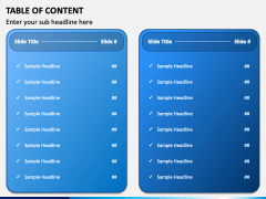 Table of Content PowerPoint and Google Slides Template - PPT Slides