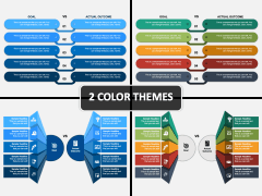 Goal Vs Actual Outcome PowerPoint and Google Slides Template - PPT Slides