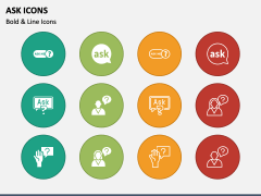 Ask Icons for PowerPoint and Google Slides - PPT Slides