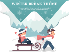 Free Winter Break Presentation Theme for PowerPoint and Google Slides