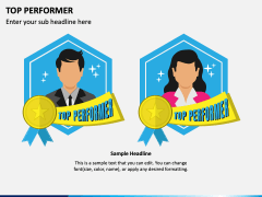 Top Performer Illustration for PowerPoint and Google Slides - PPT Slides