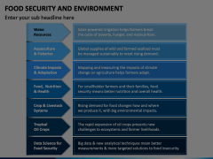 Food Security and Environment PowerPoint and Google Slides Template ...