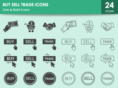 Buy Sell Trade Icons for PowerPoint and Google Slides - PPT Slides