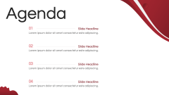 Free - Abstract Red Wave Theme for PowerPoint and Google Slides - PPT ...