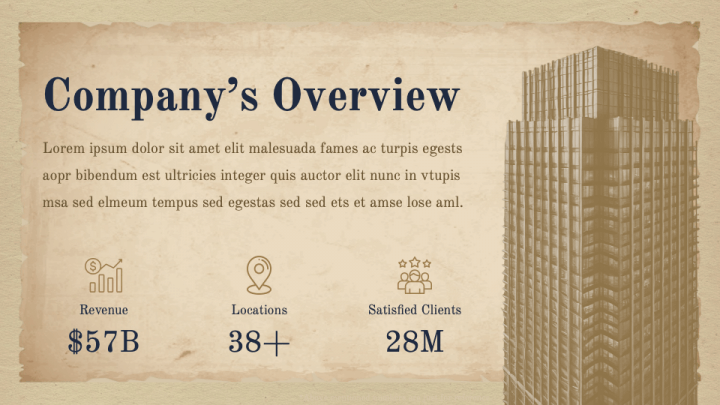 Vintage Book Presentation Theme PowerPoint and Google Slides Template ...