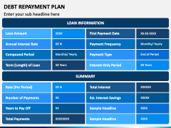 Debt Repayment Plan PowerPoint and Google Slides Template - PPT Slides