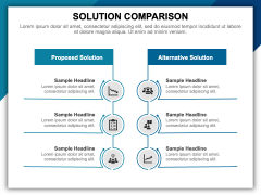 Solution Comparison PowerPoint and Google Slides Template - PPT Slides