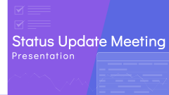 Project Status Update Meeting PowerPoint and Google Slides Template - PPT Slides