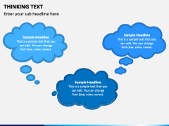 Thinking Text for PowerPoint and Google Slides - PPT Slides