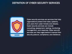 Cyber Security Services PowerPoint Template and Google Slides Theme