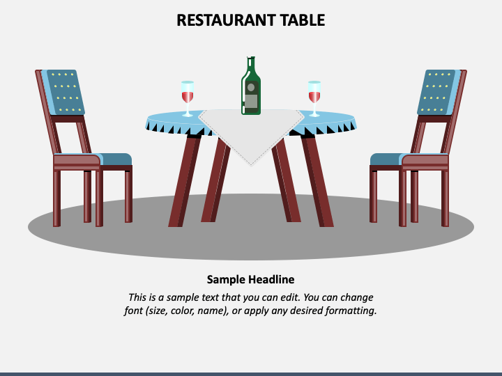 Restaurant Table for PowerPoint and Google Slides - PPT Slides