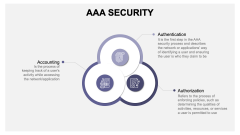 AAA Security PowerPoint and Google Slides Template - PPT Slides
