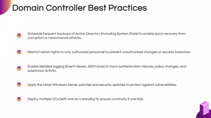 Domain Controller PowerPoint and Google Slides Template - PPT Slides
