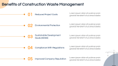 Construction Waste Management PowerPoint and Google Slides Template