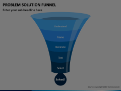 Problem Solution Funnel PowerPoint and Google Slides Template - PPT Slides
