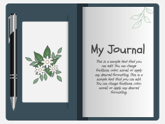 Free Journal Presentation Theme for PowerPoint and Google Slides