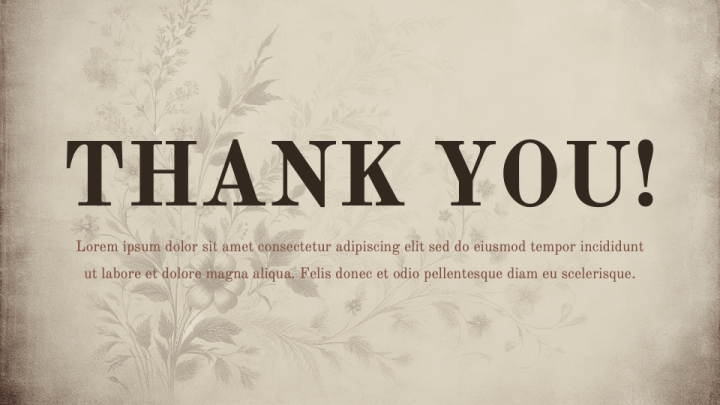 Free - Vintage Style Presentation Theme for PowerPoint and Google ...