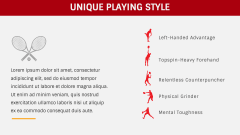 Free - Rafael Nadal PowerPoint and Google Slides Template - PPT Slides