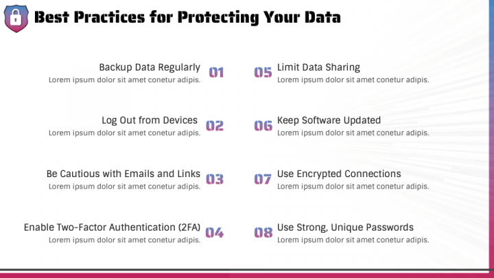 Data Privacy Awareness PowerPoint and Google Slides Template - PPT Slides