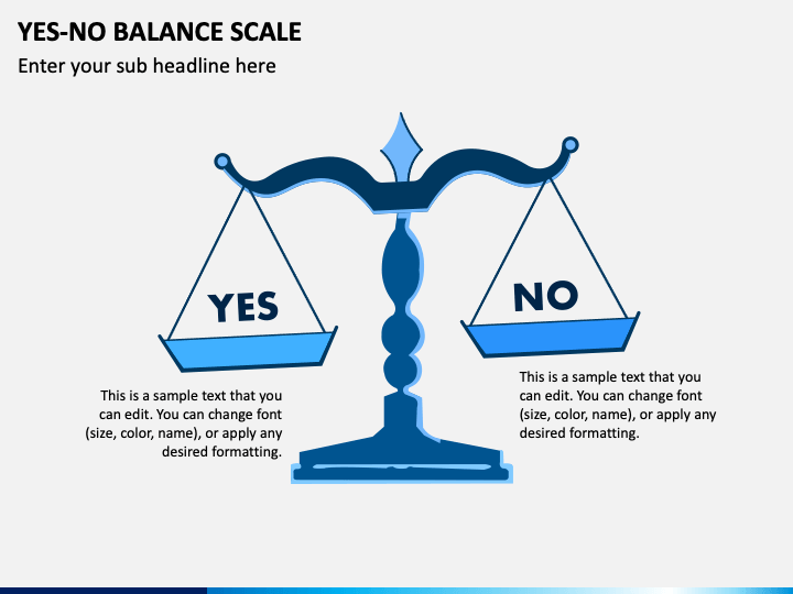 Balance Scale - Yes and No PowerPoint and Google Slides Template - PPT ...