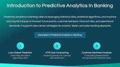 Predictive Analytics in Banking PowerPoint and Google Slides Template - PPT Slides