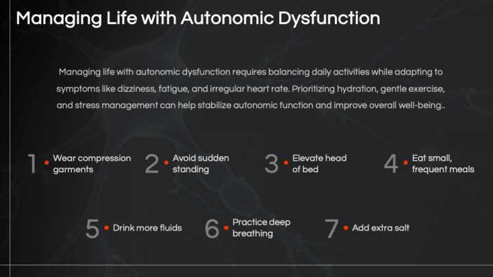 Autonomic Dysfunction PowerPoint and Google Slides Template - PPT Slides