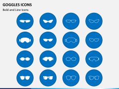 Goggles Icons for PowerPoint and Google Slides - PPT Slides