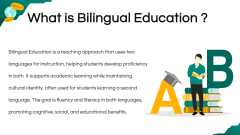 Bilingual Education PowerPoint and Google Slides Template - PPT Slides