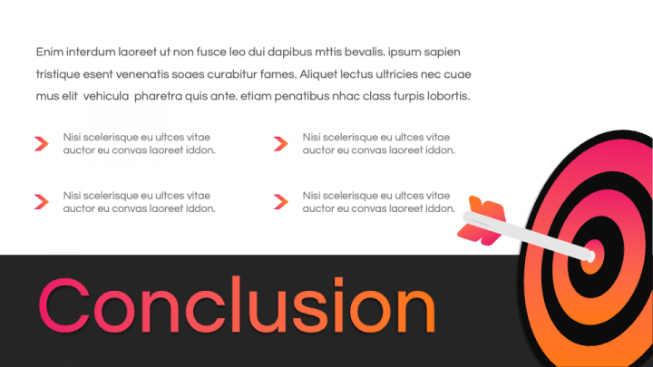 Free - Target Dart Theme for PowerPoint and Google Slides